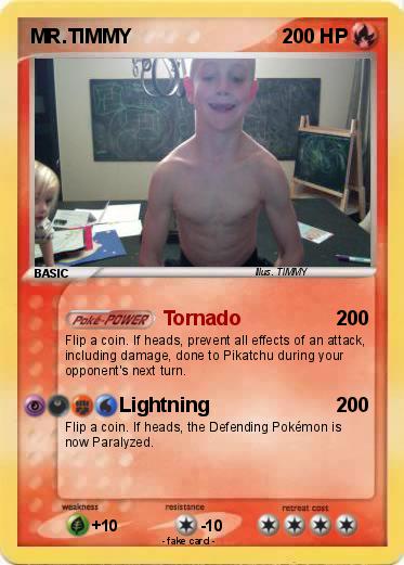 Pokémon MR TIMMY - Tornado - My Pokemon Card