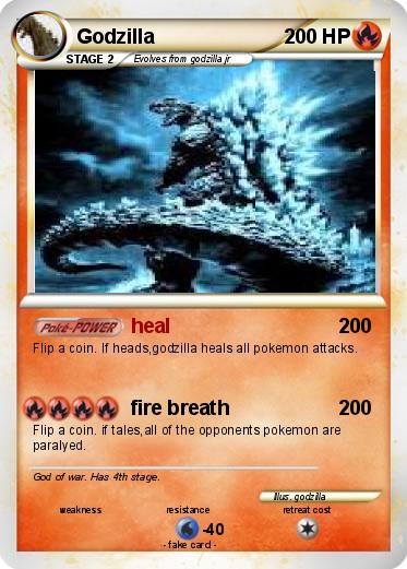 Pokémon Godzilla 790 790 - heal - My Pokemon Card