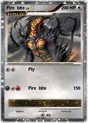 Pokémon Fire bite 1 1 - Fly - My Pokemon Card
