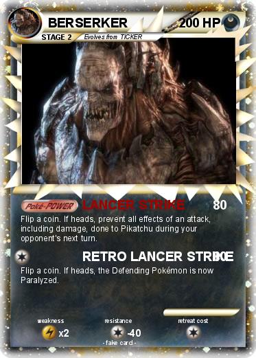 Pokémon BERSERKER 27 27 - LANCER STRIKE - My Pokemon Card