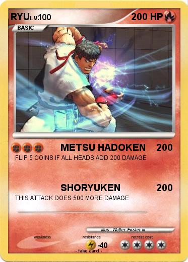 Pokémon RYU 408 408 - METSU HADOKEN - My Pokemon Card