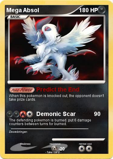 Pokémon Mega Absol 214 214 - Predict the End - My Pokemon Card