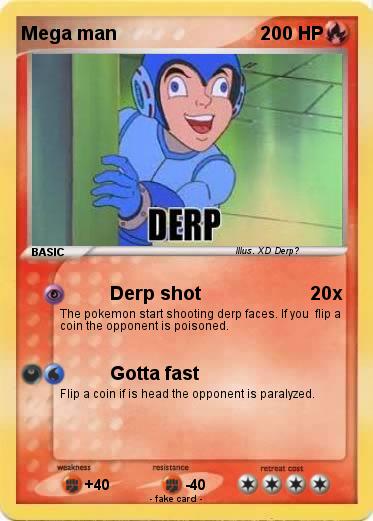 Pokémon Mega man 450 450 - Derp shot - My Pokemon Card