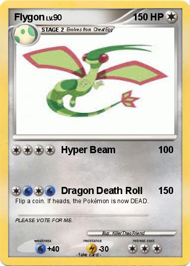 Pokémon Flygon 306 306 - Hyper Beam - My Pokemon Card