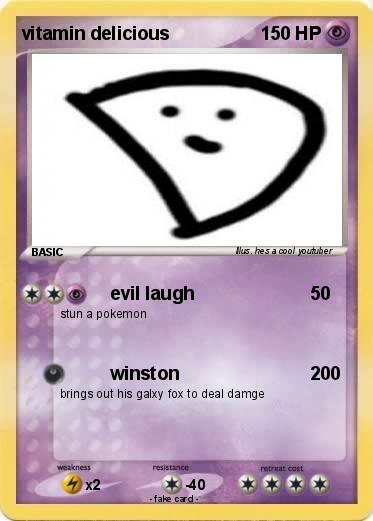 Pokémon vitamin delicious 2 2 - evil laugh - My Pokemon Card