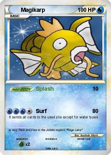 Pokémon Magikarp 155 155 - Splash - My Pokemon Card