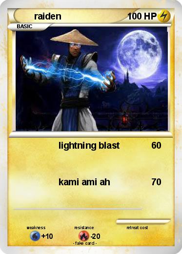 Pokémon raiden 183 183 - lightning blast - My Pokemon Card