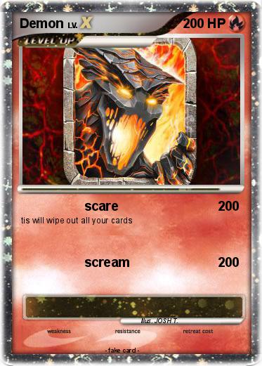 Pokémon Demon 1435 1435 - scare - My Pokemon Card