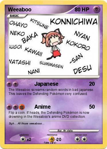 Pokémon Weeaboo 5 5 - Japanese - My Pokemon Card