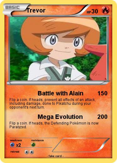 Pokémon Trevor 434 434 - Battle with Alain - My Pokemon Card