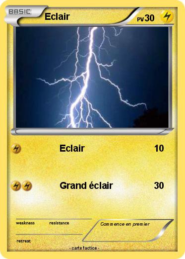 Pokémon Eclair 154 154 - Eclair - Ma carte Pokémon