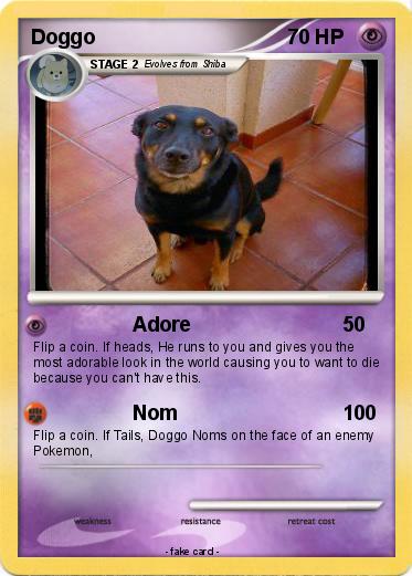 Pokémon Doggo 4 4 - Adore - My Pokemon Card