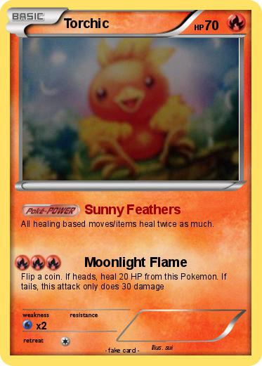 Pokémon Torchic 290 290 - Sunny Feathers - My Pokemon Card