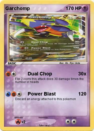 Pokémon Garchomp 813 813 - Dual Chop - My Pokemon Card
