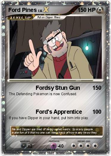Pokémon Ford Pines 1 1 - Fordsy Stun Gun - My Pokemon Card
