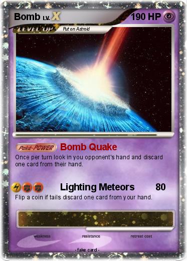 Pokémon Bomb 185 185 - Bomb Quake - My Pokemon Card
