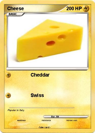 Pokémon Cheese 276 276 - Cheddar - My Pokemon Card