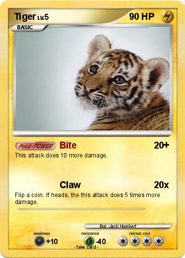 Pokémon Tiger 913 913 - Bite - My Pokemon Card