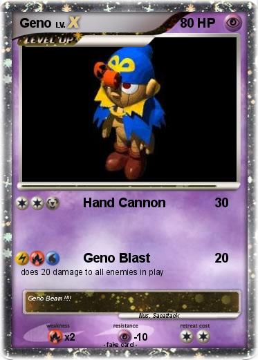 Pokémon Geno 62 62 - Hand Cannon - My Pokemon Card