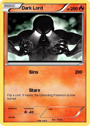 Pokémon Dark Lord 248 248 - Sins - My Pokemon Card