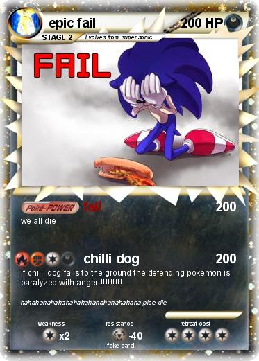 Pokémon epic fail 133 133 - fail - My Pokemon Card