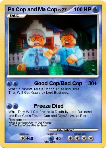Pokémon Pa Cop and Ma Cop - Good Cop/Bad Cop - My Pokemon Card
