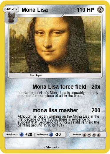 Pokémon The Mona Lisa 3 3 - Mona Lisa force field - My Pokemon Card