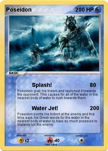 Pokémon Poseidon 878 878 - Splash! - My Pokemon Card