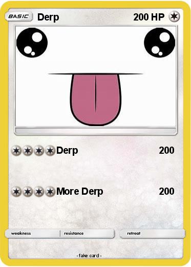 Pokémon Derp 2197 2197 - Derp - My Pokemon Card