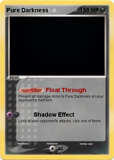 Pokémon Pure Darkness 18 18 - Float Through - My Pokemon Card