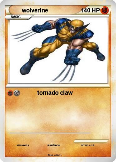 Pokémon wolverine 293 293 - tornado claw - My Pokemon Card