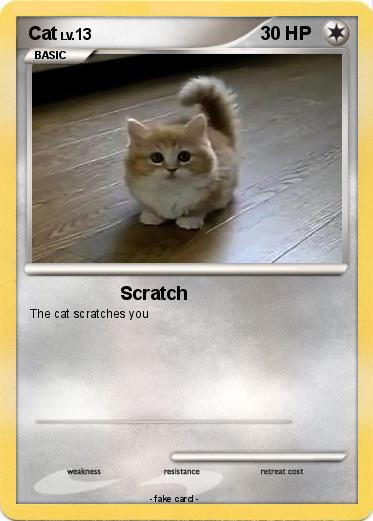 Pokémon Cat 2958 2958 - Scratch - My Pokemon Card