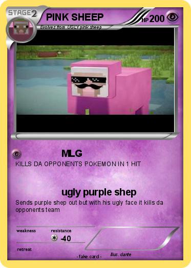 Pokémon PINK SHEEP 370 370 - MLG - My Pokemon Card