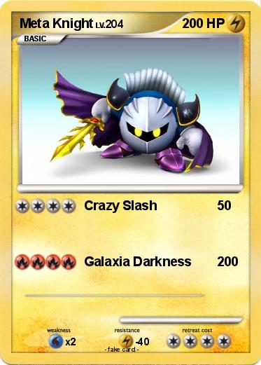 Pokémon Meta Knight 597 597 - Crazy Slash - My Pokemon Card