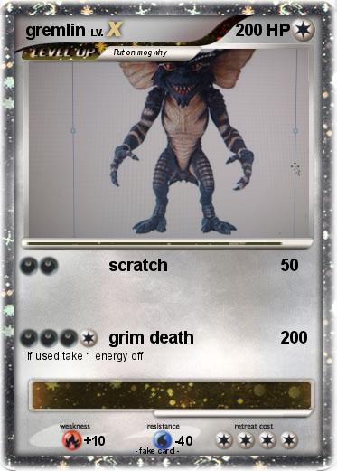 Pokémon gremlin 57 57 - scratch - My Pokemon Card
