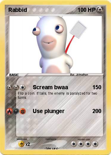 Pokémon Rabbid 101 101 - Scream bwaa - My Pokemon Card