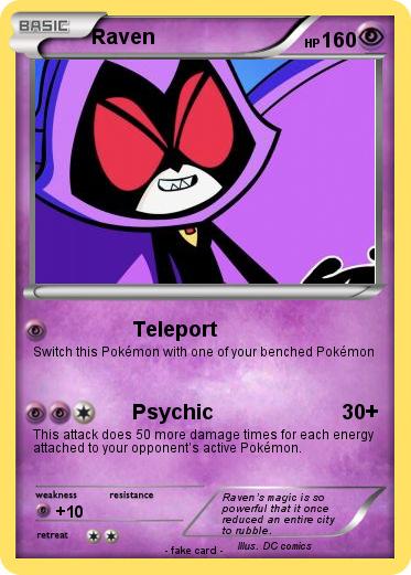 Pokémon Raven 633 633 - Teleport - My Pokemon Card