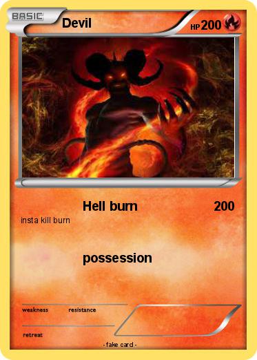 Pokémon Devil 951 951 - Hell burn - My Pokemon Card