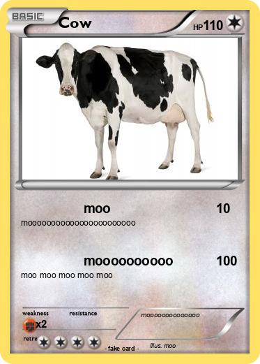 Pokémon Cow 755 755 - moo - My Pokemon Card