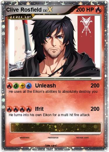 Pokémon Clive Rosfield - Unleash - My Pokemon Card