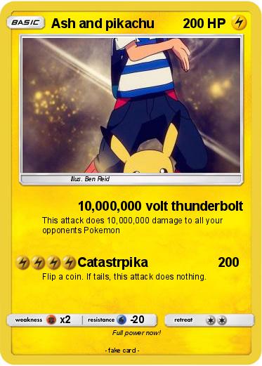 Pokémon Ash and pikachu 178 178 - 10,000,000 volt thunderbolt - My ...