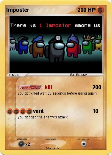 Pokémon Imposter 124 124 - kill - My Pokemon Card