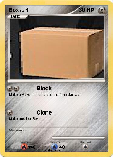 Pokémon Box 183 183 - Block - My Pokemon Card