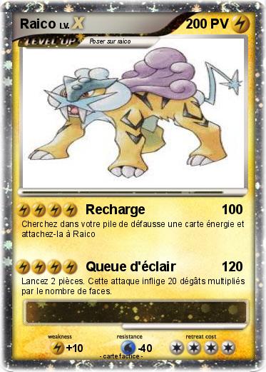 Pokémon Raico 2 2 - Recharge - Ma carte Pokémon