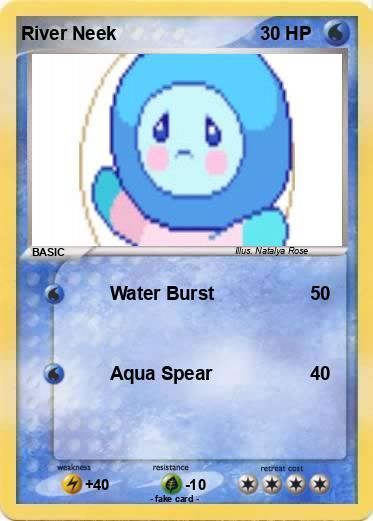 Pokémon River Neek 6 6 - Water Burst - My Pokemon Card