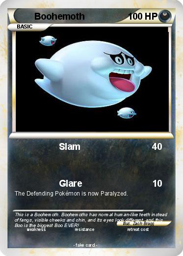Pokémon Boohemoth 4 4 - Slam - My Pokemon Card