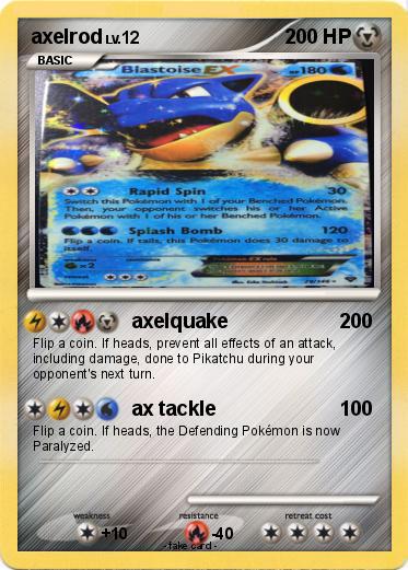 Pokémon axelrod 1 1 - axelquake - My Pokemon Card