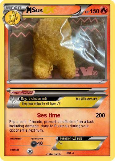 Pokémon Sus 268 268 - Ses time - My Pokemon Card