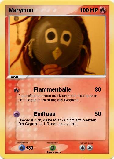 Pokémon Marymon 1 1 - Flammenbälle - My Pokemon Card