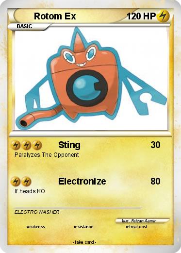 Pokémon Rotom Ex 2 2 - Sting - My Pokemon Card